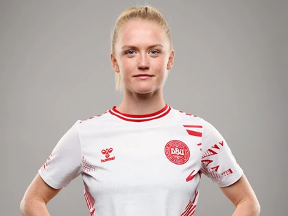#17 - Rikke Marie Madsen spillertrøje fra VM Kampen Haiti mod Danmark 1 ...