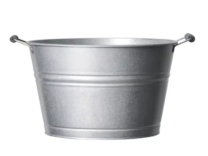 Lauvring, Alvin, Spand, Grey, Metal, D:40 x H:25 cm