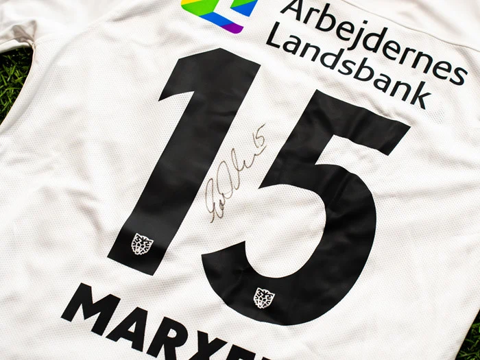 #15 ERIK MARXEN MATCH ISSUED / PRIDE-TRØJE (FCN - SIF)